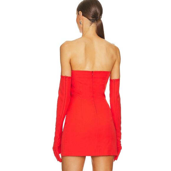 Miscreants | Dresses | Miscreants Bouquet Dress With Gloves In Red New ...